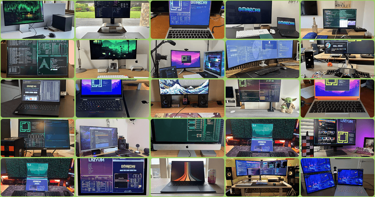 93 Omarchy Workstation Setups | Omarchy Hub